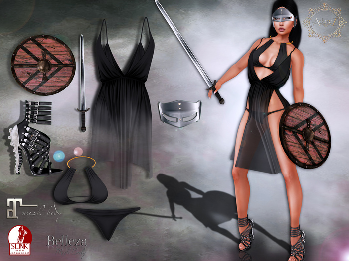 Second Life Marketplace - AdoreZ-Ledy Outfit Warrior