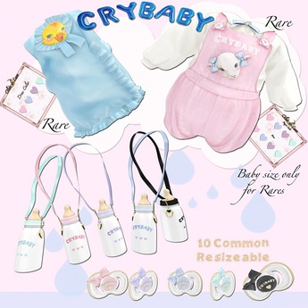 Second Life Marketplace - { Clair de Lune }Crybaby Pacifier {Mint}