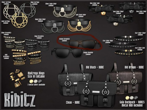 Second Life Marketplace - Kibitz - Gaia shades - Brownish