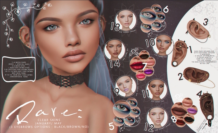 Second Life Marketplace - #13 --- January - CATWA SKIN App.