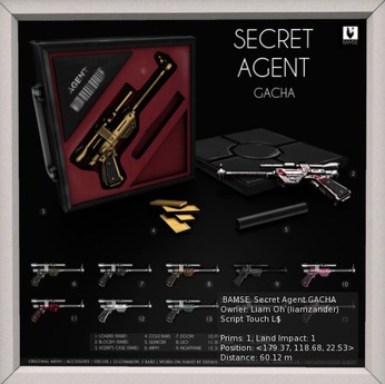 Second Life Marketplace - :BAMSE: Secret Agent - Red Tiger