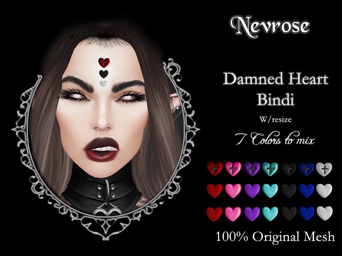 Second Life Marketplace - Damned Heart Bindi "wear"