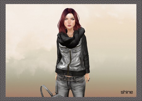 Second Life Marketplace - shine by [ZD] - "Perry" Jacket - Silver