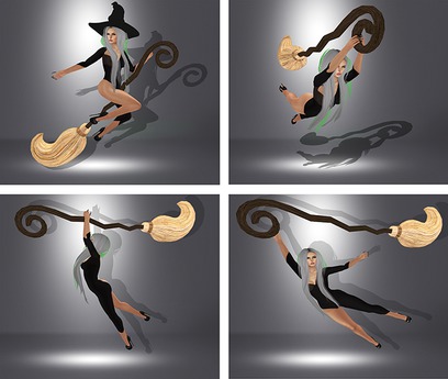 Second Life Marketplace - :::L.Pearl:::Poses Broom Full Pack