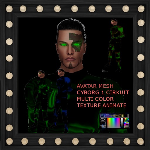 Second Life Marketplace - CYBORG - CIRCUIT - 2 AVATAR MALE MESH