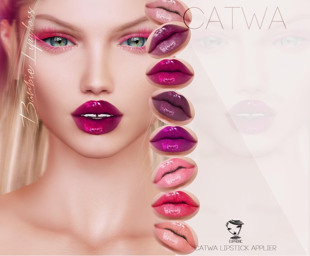 Second Life Marketplace - .euphoric ~ Barbie Lipgloss Applier ~[Catwa]Demo