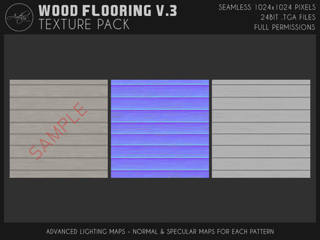 Second Life Marketplace - [AC] Seamless Wood Flooring V.3 Textures Pack