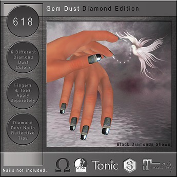 Second Life Marketplace - 618 Gem Dust - Diamonds Edition Nail Applier