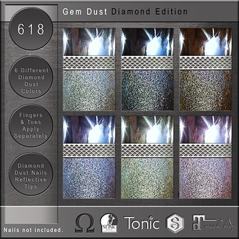 Second Life Marketplace - 618 Gem Dust - Diamonds Edition Nail Applier