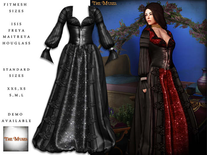 Second Life Marketplace - The Muses . Coronation . Black