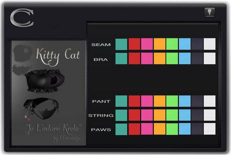 Second Life Marketplace - "Je L`adore Krele" Kitty Cat SMB