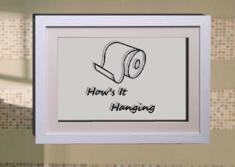 Second Life Marketplace - How's It Hanging - Bathroom Wall Art - (Bag)