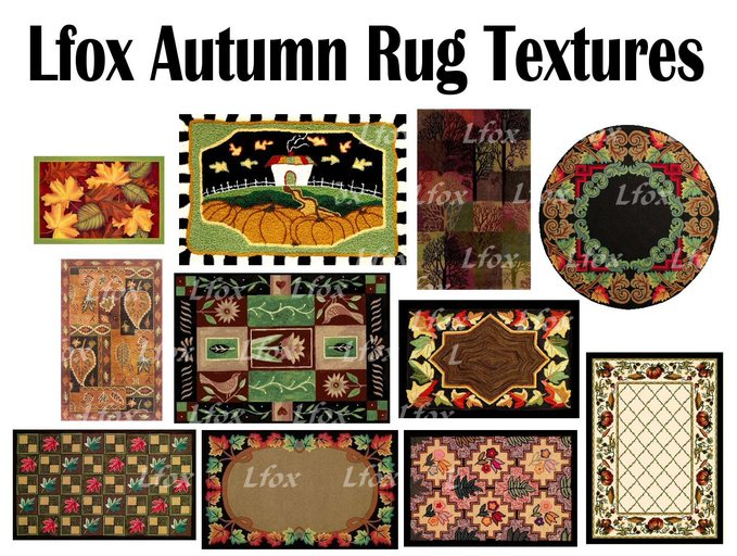 Second Life Marketplace - lfox Autumn Rug Textures