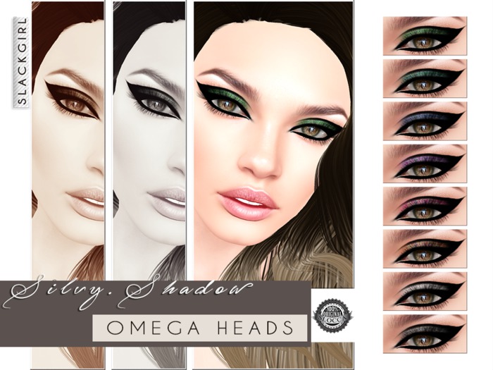 Second Life Marketplace - ::SG:: Silvy Shadow for Omega Heads & Classic ...