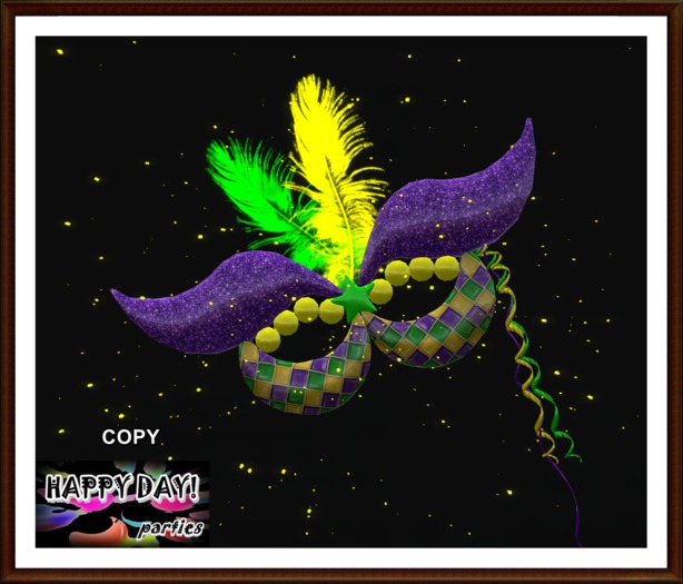 Second Life Marketplace - Mardi Gras - Carnaval - Mask 3*