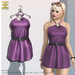 Second Life Marketplace - Entice - Side to Side Dress - Solids - Purple