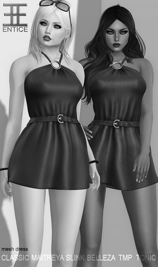 Second Life Marketplace - Entice - Side to Side Dress - Solids DEMOS