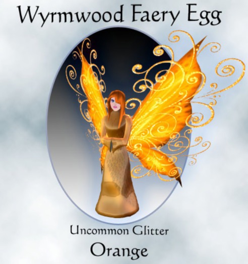 Second Life Marketplace - WW_Egg Uncommon Glitter_Orange Fairy 5.0.0 13