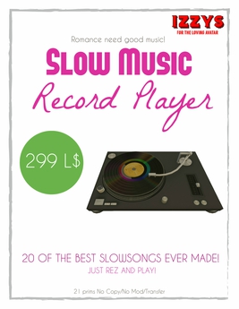Second Life Marketplace - Slow Music Record Player