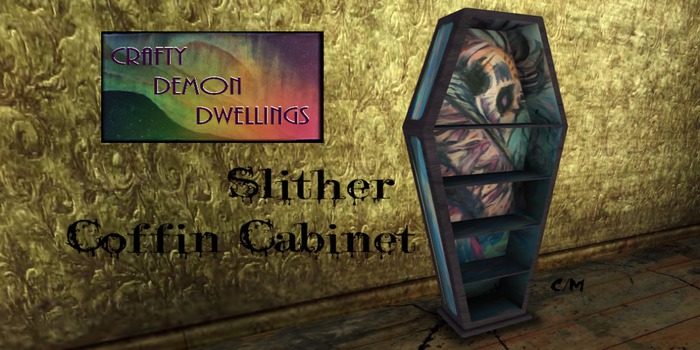 Second Life Marketplace - CDD - Slither Coffin Cabinet