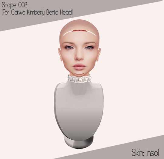 Second Life Marketplace - Shape 002 (Catwa Kimberly Bento Head)