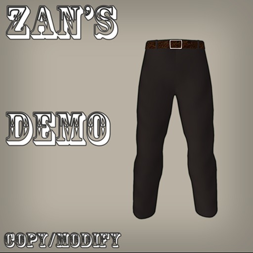 Second Life Marketplace - Zan's modern outfit pants (DEMO)
