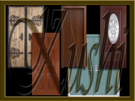 Second Life Marketplace - Doors And Panels COMBO Textures