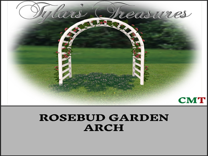 Second Life Marketplace - .:TT:. ROSEBUD GARDEN ARCH BOX