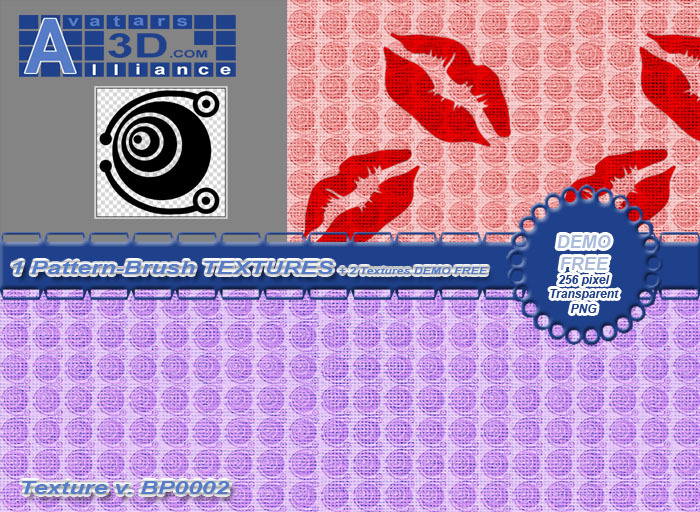 Second Life Marketplace - DEMO Textures Pattern-Brush Dalbelia V. BP0002