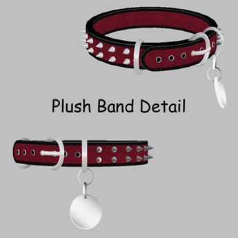 Second Life Marketplace - *TAP* Plush Collar w/ Female Tag (scripted)