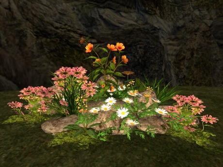 Second Life Marketplace - MSD - Rock Garden - 2 Hibiscus (13 LI) C/M