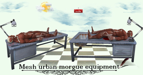 Second Life Marketplace - Mesh urban morgue equipment v. 4