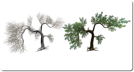 Second Life Marketplace - 1 Prim Mesh Multi-Changing-Tree 12 Textures ...