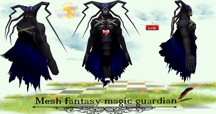 Second Life Marketplace - Mesh fantasy magic guardian (modify&trasfert ...