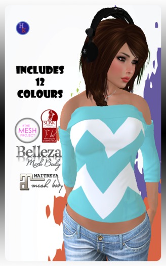 Second Life Marketplace - HK Designs CYDNEY SHIRT
