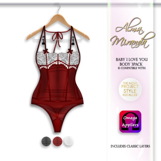 Second Life Marketplace - .: AlmaMiranda :. Baby I Love You BODY Omega ...