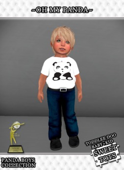 Second Life Marketplace - ~*Sweet Tots*~ TD~ Panda Boy~ Oh My Panda