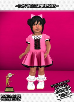 Second Life Marketplace - ~*Sweet Tots*~ TD~ Panda Love~ Favorite Bears