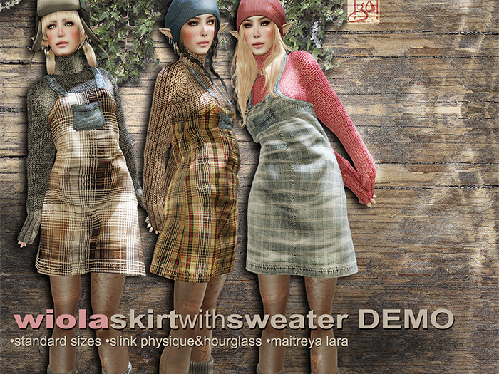 Second Life Marketplace - !gO! Wiola outfit - DEMO