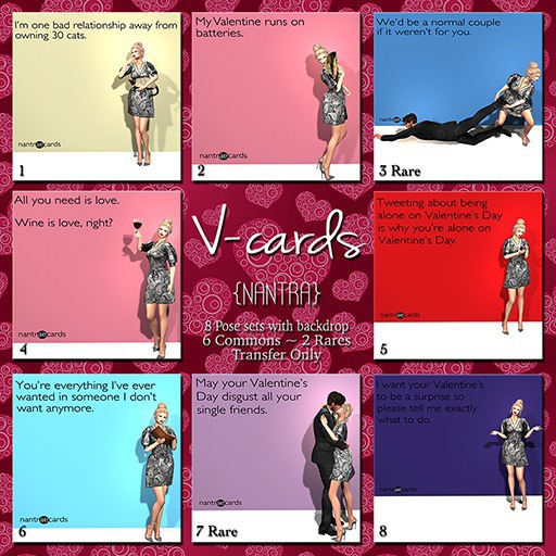 Second Life Marketplace - {NANTRA} V-cards 8