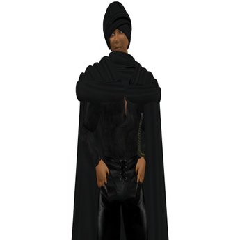 Second Life Marketplace - Rogue/Black Caste Cloak & Turban
