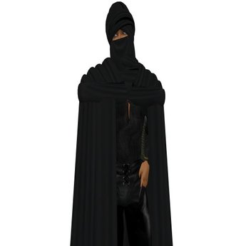 Second Life Marketplace - Rogue/Black Caste Cloak & Turban