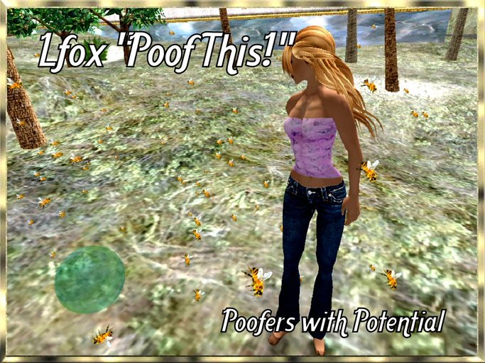 Second Life Marketplace - lfox Poof This Honey Bee Poofer (boxed)