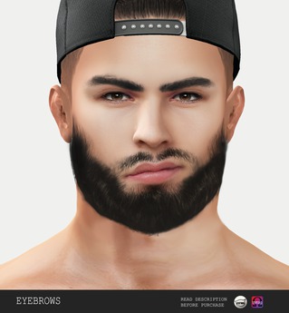 Second Life Marketplace - Volkstone Vince EyeBrows - OMEGA/Catwa Head ...