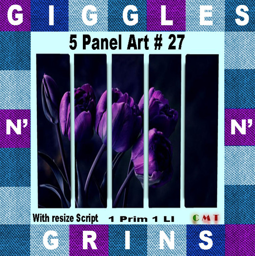 Second Life Marketplace - Giggles n' Grins 5 Panel Art # 27