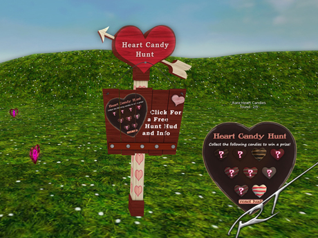 Second Life Marketplace - Valentine's Heart Candy Hunt Game by Ruca Tease