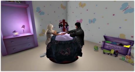 Second Life Marketplace - Baby Vampire Crib V1 Mesh