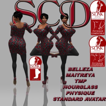 Second Life Marketplace - SCD-BLACK & ROSES HUD