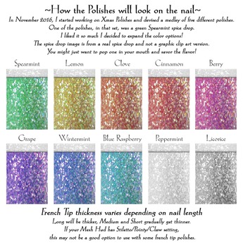 Second Life Marketplace - ~Mani Pedi~ Xmas Spice Dropz Polish - Omega HUD
