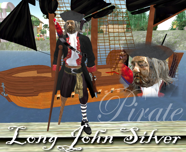 Second Life Marketplace - DD - Long John Silver, the Pirate